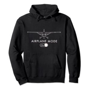 Pilot C172 Flying Gift Airplane Mode Pullover Hoodie