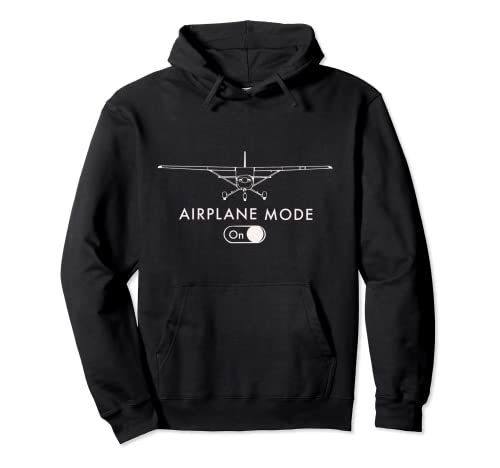 Pilot C172 Flying Gift Airplane Mode Pullover Hoodie