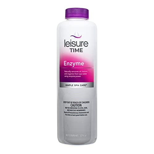 Leisure Time 12X1QT Enzyme Simple Care for Spas and Hot Tubs, 32 fl oz