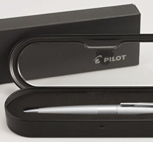 PILOT Metropolitan Collection Fountain Pen, Silver Barrel, Classic Design, Fine Nib, Black Ink (91113)