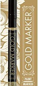 Pilot Gold Metallic Permanent Paint Marker, Extra Fine Point, 3-PACK(41701)