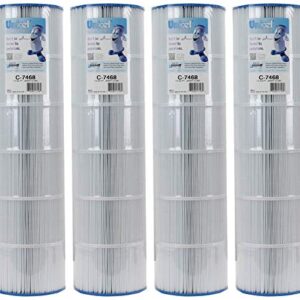 Unicel C-7468 Swimming Pool Filter Replacement Cartridge for Jandy CL460 (4 Pack)