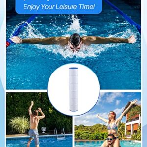 POOLPURE C-7482 Pool Filter Replaces Jandy CL580, CV580, PJAN145, Unicel C-7482, Filbur FC-0820, A0104100, R0357900, Filbur FC-6415, SD-01109, 145 sqft Filter Cartridge 4 Pack