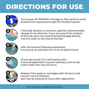 AquaDoc | Spa Leak Repair & Hot Tub Leak Sealer, Easily Fix a Leak for Spas, Hot Tub Leak Stop Kit to Fix a Leak in Spas. Hot Tub Leak Seal Stops Leaks for Spas & can Stop Leaks for Hot Tubs