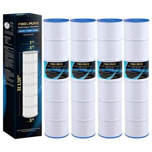 poolpure plfpcc130 pool filter replaces pentair ccp520, r173578, pcc130, unicel c-7472, filbur fc-1978, fc-6475, clean and clear plus 520, 817-0131, 178585, l x od: 32 1/16″x7″, 4x130 sq.ft. cartridge