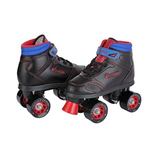 Chicago Boys Sidewalk Roller Skate - Black Youth Quad Skates - Size 3