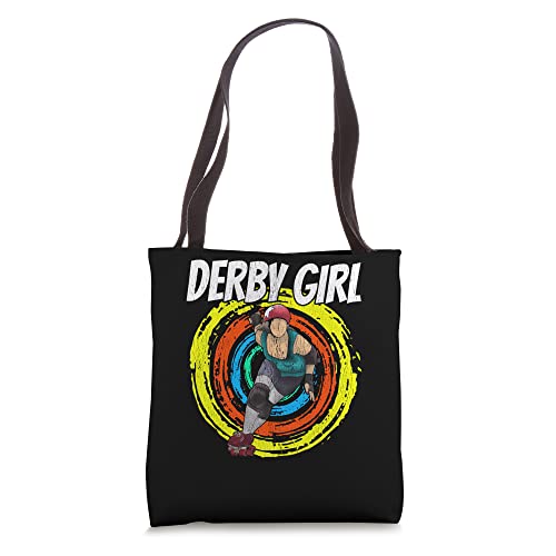 Roller Derby Girl Roller Skater Tote Bag