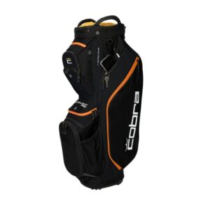 cobra golf 2022 ultralight pro cart bag (black-gold fusion, one size)