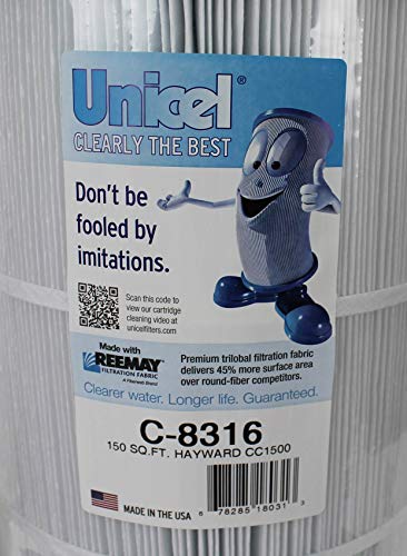 Unicel C-8316 Swimming Pool Replacement Filter Cartridge for Hayward XStream CC1500 (2 Pack)