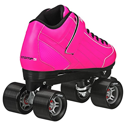 Stomp Factor 5 Black Quad Skates Color Pink Size 4