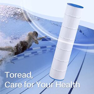 TOREAD PA131 Pool Filter Replaces PA131-PAK4, Hayward CX1280XRE, SwimClear C5020, Unicel C-7494, Filbur FC-1227, FC-6435, C5025, C5030, 4 X 131 sq. ft. Filter Cartridge 4 Pack