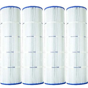 pleatco filtration pa106-pak4 pool filter cartridge replacement for unicel: c-7488-4, filbur: fc-6430, hayward: cx880xrepak4