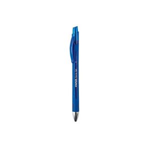 staples 651256 sonix retractable gel-ink pens medium point blue dozen (13563-cc)