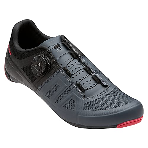 PEARL IZUMI Women's Attack Road Cycling Shoe, Black/Atomic Red, 36.5