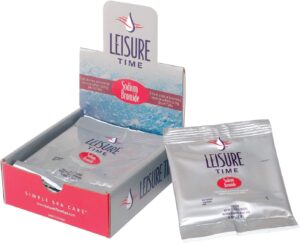 leisure time be-30320a sodium bromide spas and hot tub cleaner, 2 oz (pack of 6) (packaging may vary)