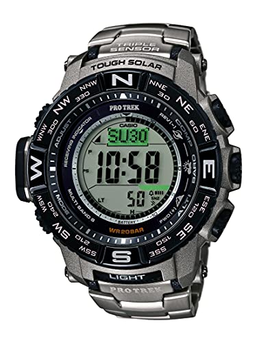 Casio Men's Pro Trek PRW-3500T-7CR Tough Solar Triple Sensor Digital Sport Watch