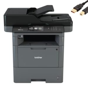 Brother MFC-L68 00DW All-in-One Wireless Monochrome Laser Printer, Print Copy Scan Fax, Multifunction, Mobile Printing & Scanning, Duplex Print, PCS