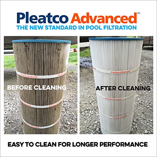 Pleatco PAP75-EC Pool Filter Cartridge Replacement for Unicel: C-9407, Filbur: FC-0685, OEM Part Numbers: R173214, 59054100, White