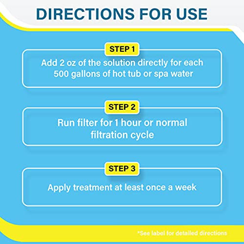 Spa Stain and Scale Control for Hot Tub, Spa Descaler, Stain Scale Remover & Spa Scale Defense for HotTub Hardness Control & Spa Hardness Decreaser & Alkalinity Decreaser Water Softener (1-Pint)