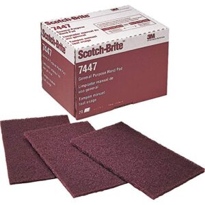 3m scotch-brite general purpose hand pad 7447 pro – 20 count