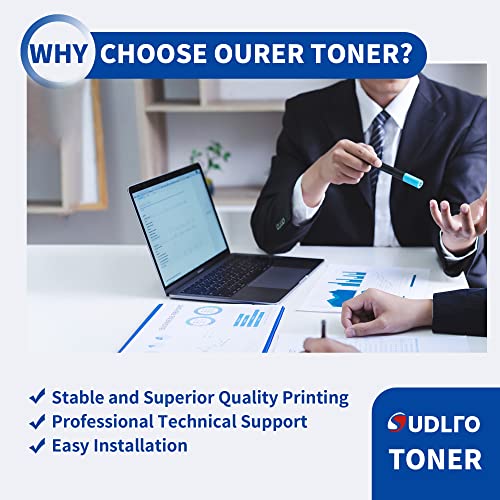 SUDLTO Compatible Toner Cartridge Replacement for Brother TN660 TN-660 TN630 TN-630 to Compatible with HL-L2300D HL-L2380DW HL-L2320D DCP-L2540DW HL-L2340DW HL-L2360DW MFC-L2720DW (Black, 1-Pack)