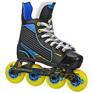 tour code 9.one youth adjustable inline hockey skate size medium