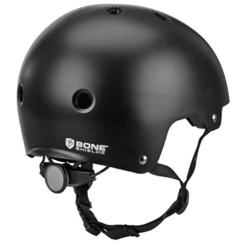 SKATE HELMET, Adult Small, Matte Black