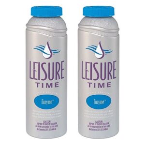 leisure time spa support system clarifying water sanitizing enzymes (2 pack)