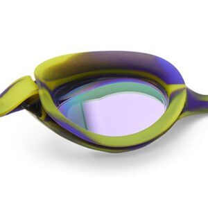 Speedo Unisex-child Swim Goggles Junior Hyper Flyer Ages 6-14 Purple/Iris Mirrored