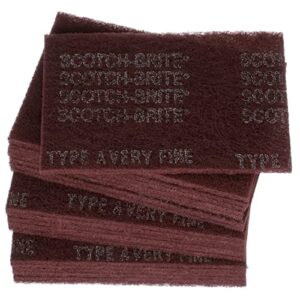 3m 07447 scotch-brite maroon general purpose hand pad,20 pack