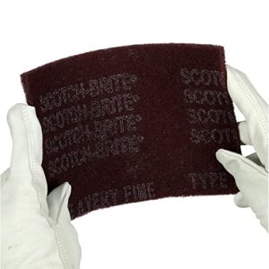 3M 07447 Scotch-Brite Maroon General Purpose Hand Pad,20 Pack