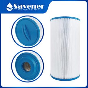 Savener Spa Filter Replacement for Unicel 4CH-935, PWW35L, 817-4035, SD-01235, PDY35P3, PDC580-AFS, Waterway Plastics, Teleweir 35 sq.ft, 2 Pack