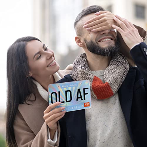 Big 3D Funny Old Man Joke Happy Birthday Greeting Card – Great Happy Bday Gift for Men | for him - Grandfather, father, Dad, Daddy, Brother, Husband, Uncle, stepdad, Boyfriend, bf | Pop Up Letters | 30th 40th 50th 60th 70th 80th 90th [BIG 9 inch X 6 inch