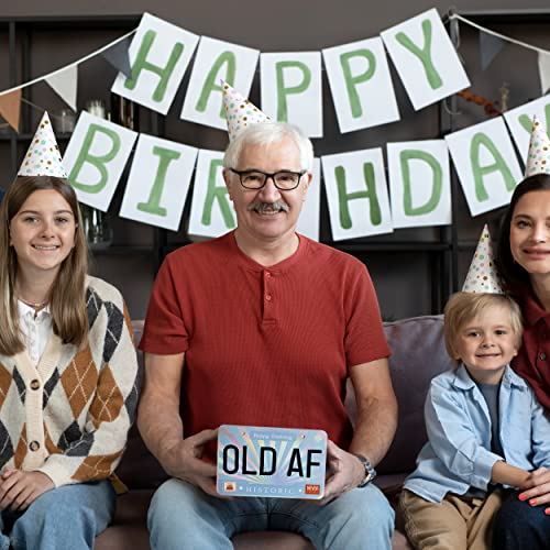 Big 3D Funny Old Man Joke Happy Birthday Greeting Card – Great Happy Bday Gift for Men | for him - Grandfather, father, Dad, Daddy, Brother, Husband, Uncle, stepdad, Boyfriend, bf | Pop Up Letters | 30th 40th 50th 60th 70th 80th 90th [BIG 9 inch X 6 inch