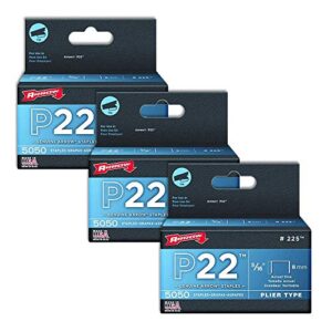 Arrow 225 P22 5/16" Staples (5,000/pk) (3)