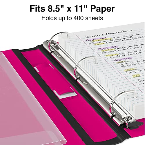 Staples 651746 1.5-Inch 3-Ring Better Binder Pink (13569-Cc)