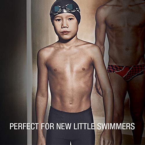 Speedo Boy's Swimsuit Jammer Begin to Swim Solid , Speedo Black, 5