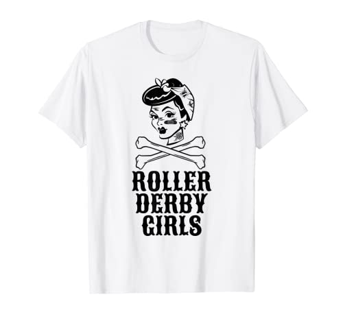 Roller Derby Girls Pinup Flat Track Roller Derby Shirt