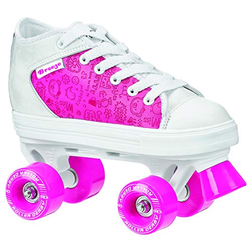 Breeze Girl's Roller Skate (Pink Breeze, 1)