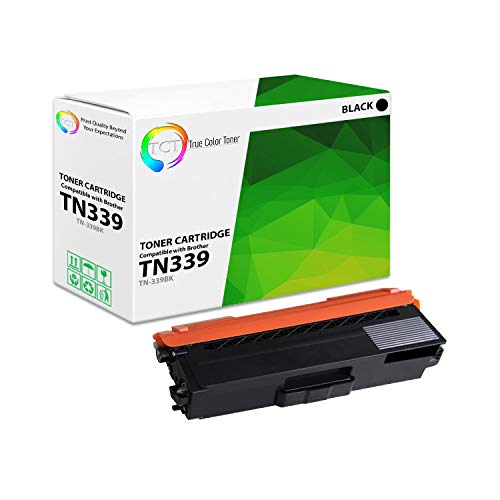 TCT Premium Compatible Toner Cartridge Replacement for Brother TN-339 TN339BK Black Super High Yield Works with Brother HL-L9200, MFC-L9550 Printers (6,000 Pages)