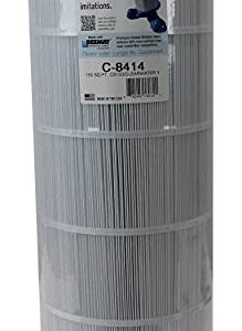 Unicel C-8414 Swimming Pool Replacement Cartridge Filters 150 Sq Ft (2 Pack)