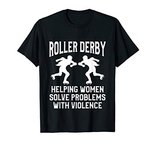 Roller Derby Player Solving Problem Skating Team T-Shirt