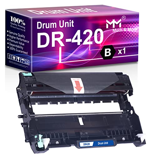 MM MUCH & MORE Compatible Drum Unit Replacement for Brother DR-420 DR420 TN450 use for HL-2240 2240D 2270DW 2280DW MFC-7360N 7460DN 7860DW DCP-7060D 7065DN Printers (1-Pack)