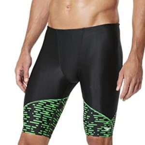 Speedo mens Swimsuit Jammer Prolt Printed Team Colors,Modern Speedo Green,24