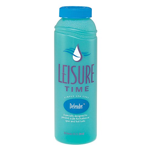 LEISURE TIME RENU2-02 Renew Non-Chlorine Shock for Spas and Hot Tubs, 2.2-Pounds, 2-Pack & Leisure Time 30210A Defender Spa and Hot Tub Stain and Scale Cleaner, 32 fl oz