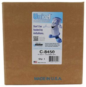 unicel c-8450 spa replacement cartridge filter 50 sq ft coleman/maax spas pcs50n