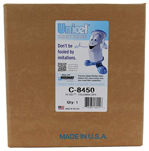 Unicel C-8450 Spa Replacement Cartridge Filter 50 Sq Ft Coleman/Maax Spas PCS50N