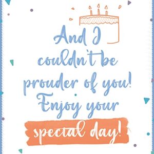 Birthday Card For Nephew | Made in America | Eco-Friendly | Thick Card Stock with Premium Envelope 5in x 7.75in | Packaged in Protective Mailer | Prime Greetings