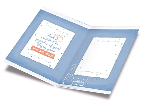 Birthday Card For Nephew | Made in America | Eco-Friendly | Thick Card Stock with Premium Envelope 5in x 7.75in | Packaged in Protective Mailer | Prime Greetings