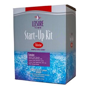 leisure time 45520a chlorine spa chemical start-up kit